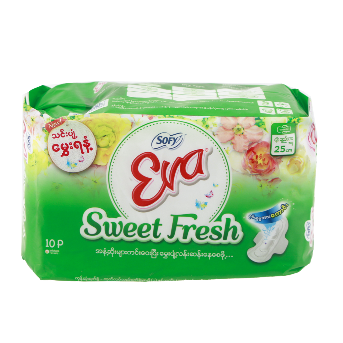 Sofy Eva Sweet Fresh Sanitary Pad 25cm-10pad