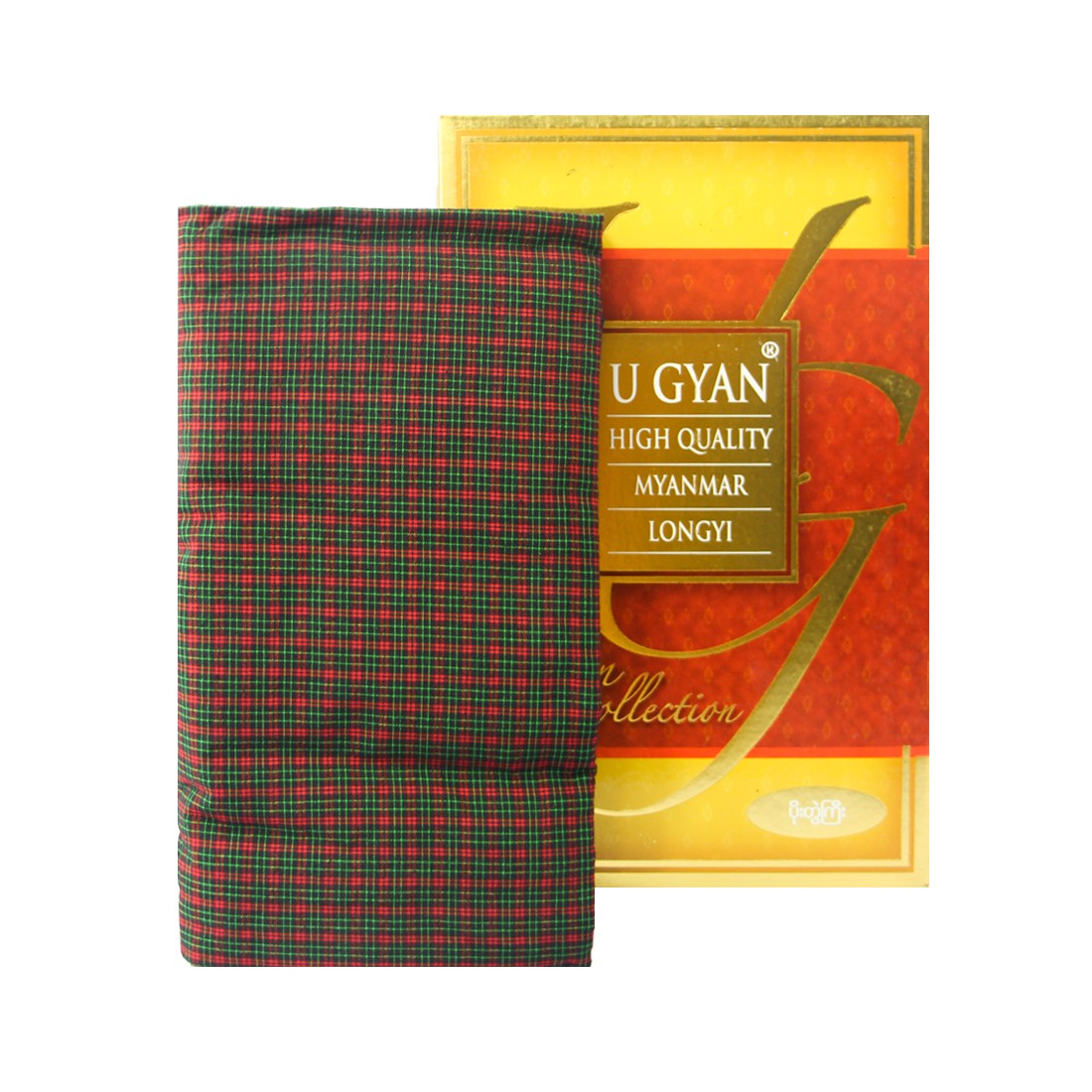 U Gyan Golden Collection Silk Longyi