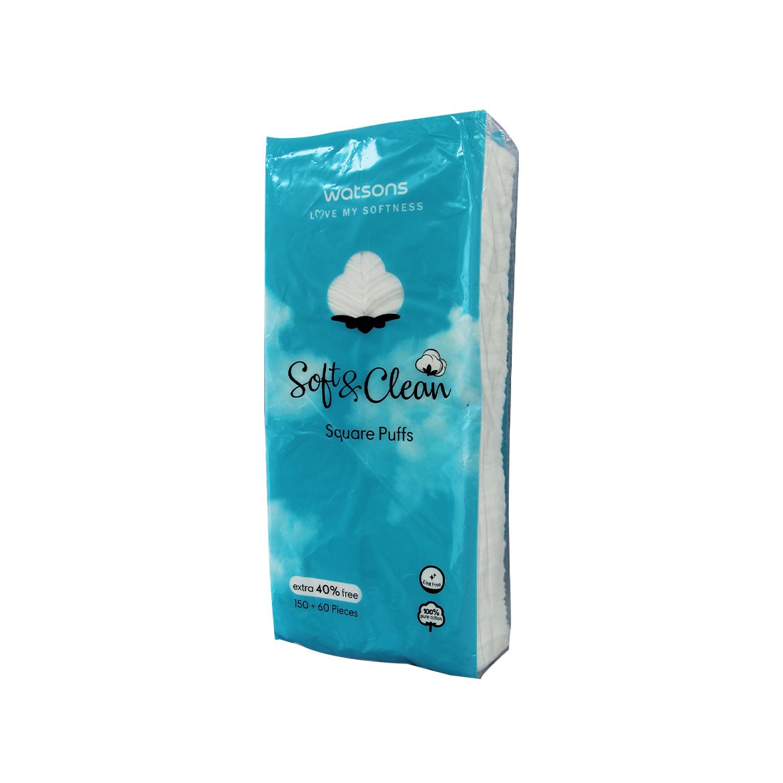 Watsons Soft & Clean Square Puffs