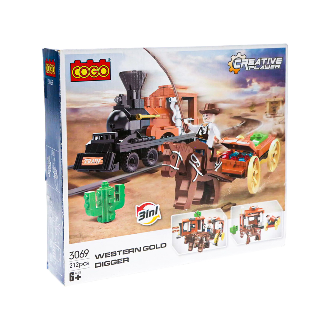 Cogo Western Gold Digger Block Model