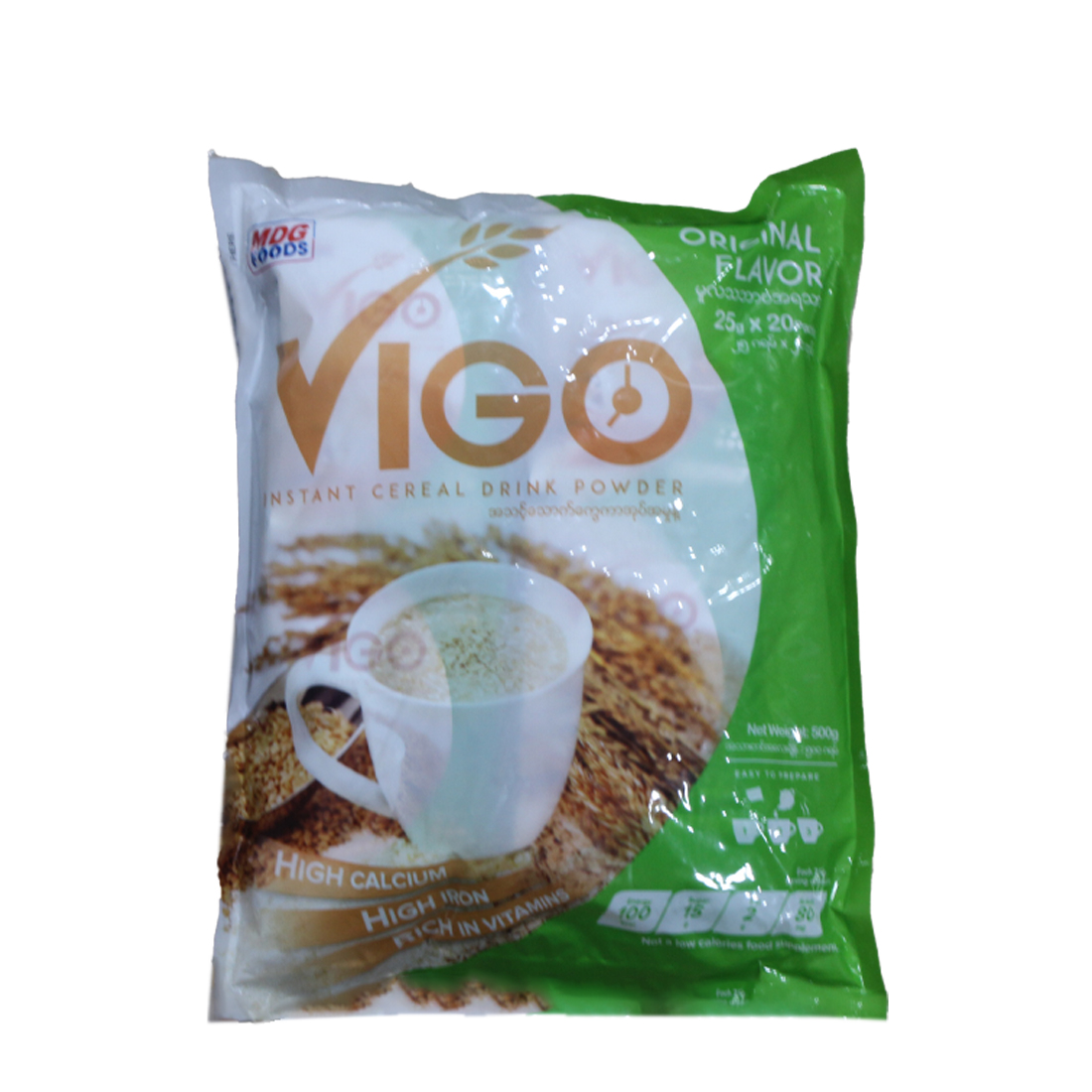 Vigo Instant Cereal Drink Powder 25g x 20pcs (Original Flavor)