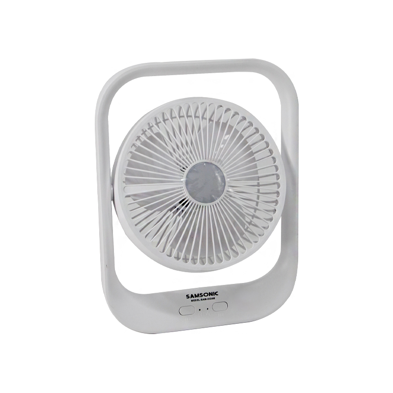 Samsonic AC/DC 7'' Fan With LED Light (SAM-2024M)