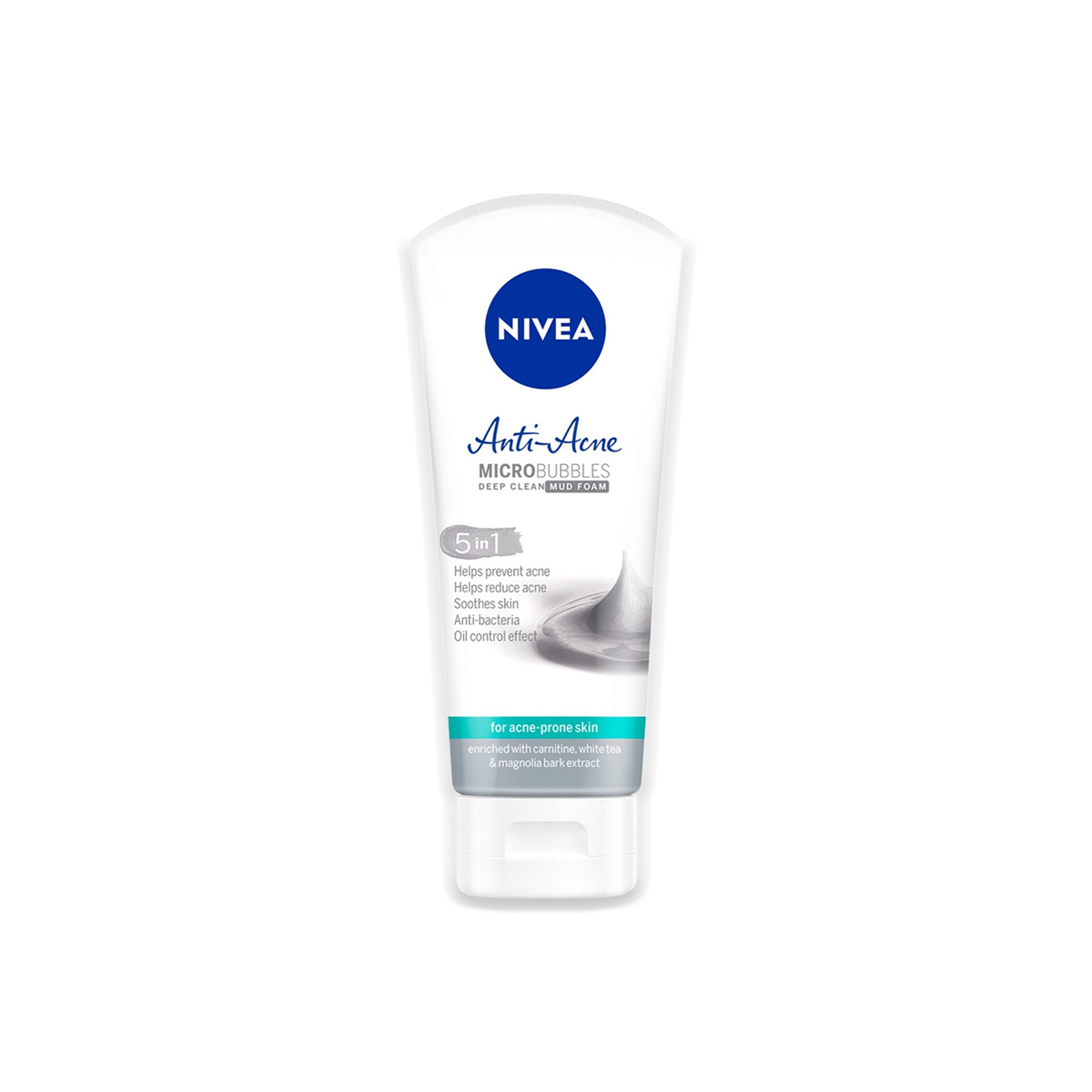 Nivea Anti-Acne Deep Clean Mud Foam (5 in1) 100g