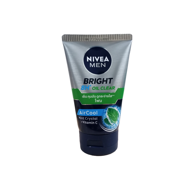 Nivea-Men Bright 8H Oil Clear Foam 100g