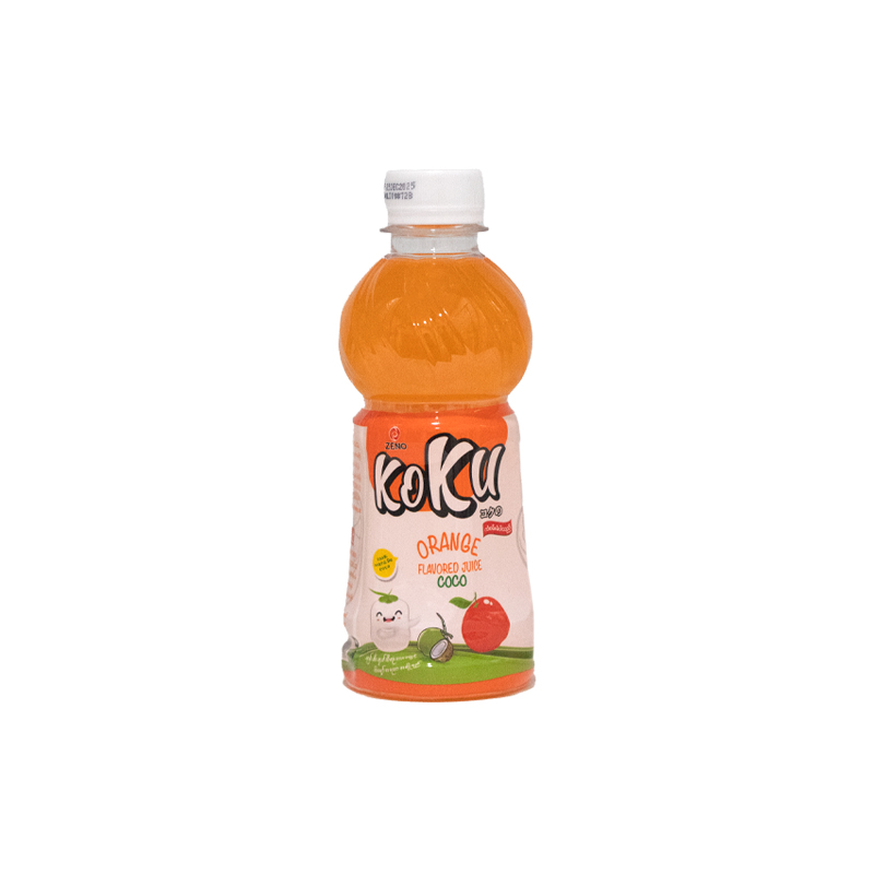 KOKU Orange Flavoured Juice With Nata De Co Co 265ml