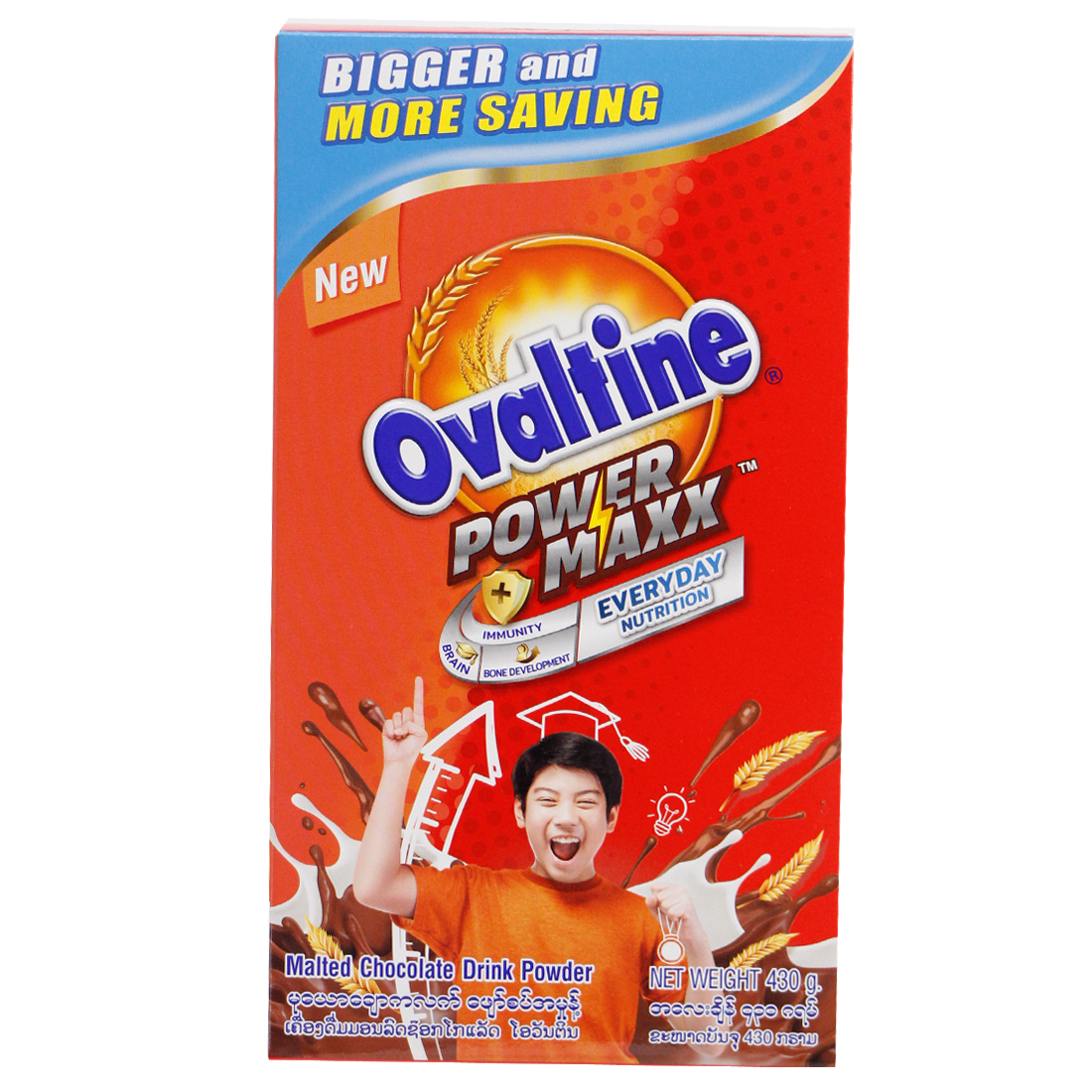 Ovaltine Malted Chocolate Drink Powder 430g
