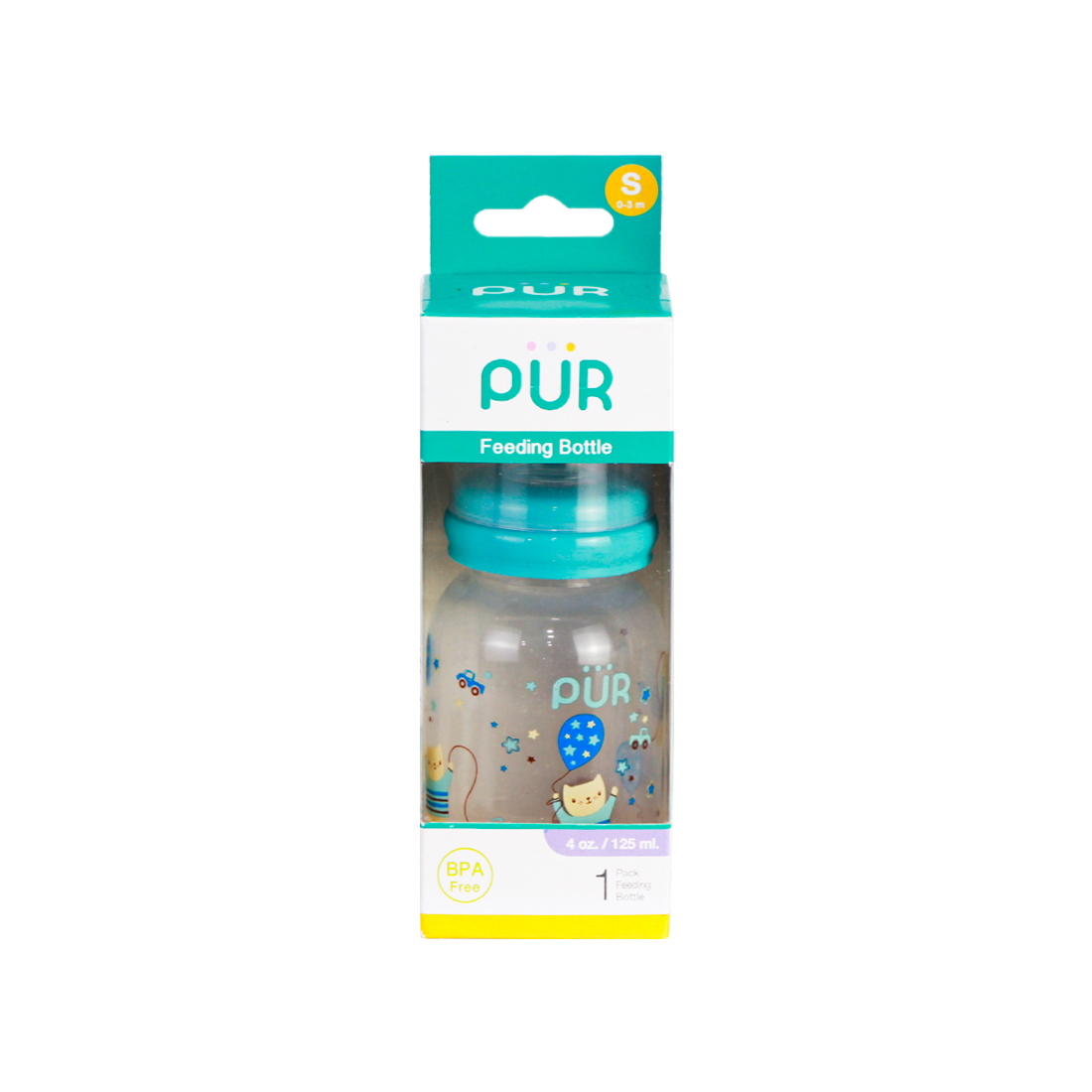 PUR Feeding Bottle 125ML