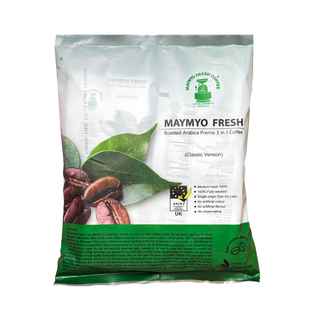 Maymyo Fresh 3 in1 Coffeemix 500g *20'sachets