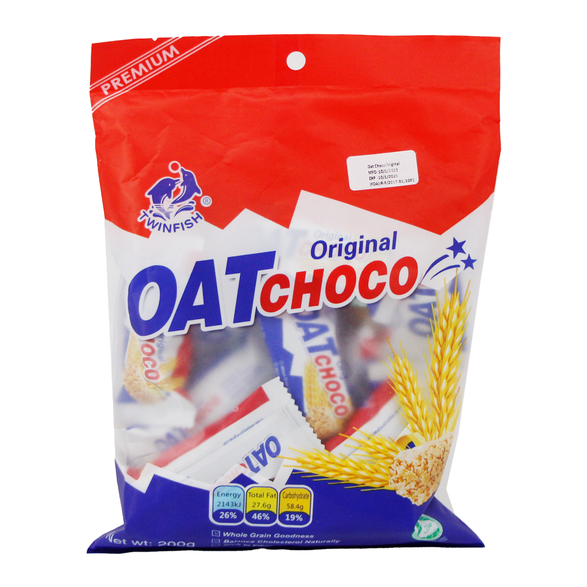 Twinfish Original Oat Choco 200g