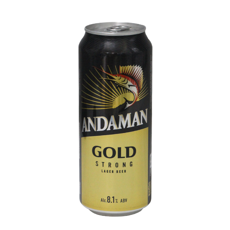 Andaman Gold Strong Lager Beer 500ml