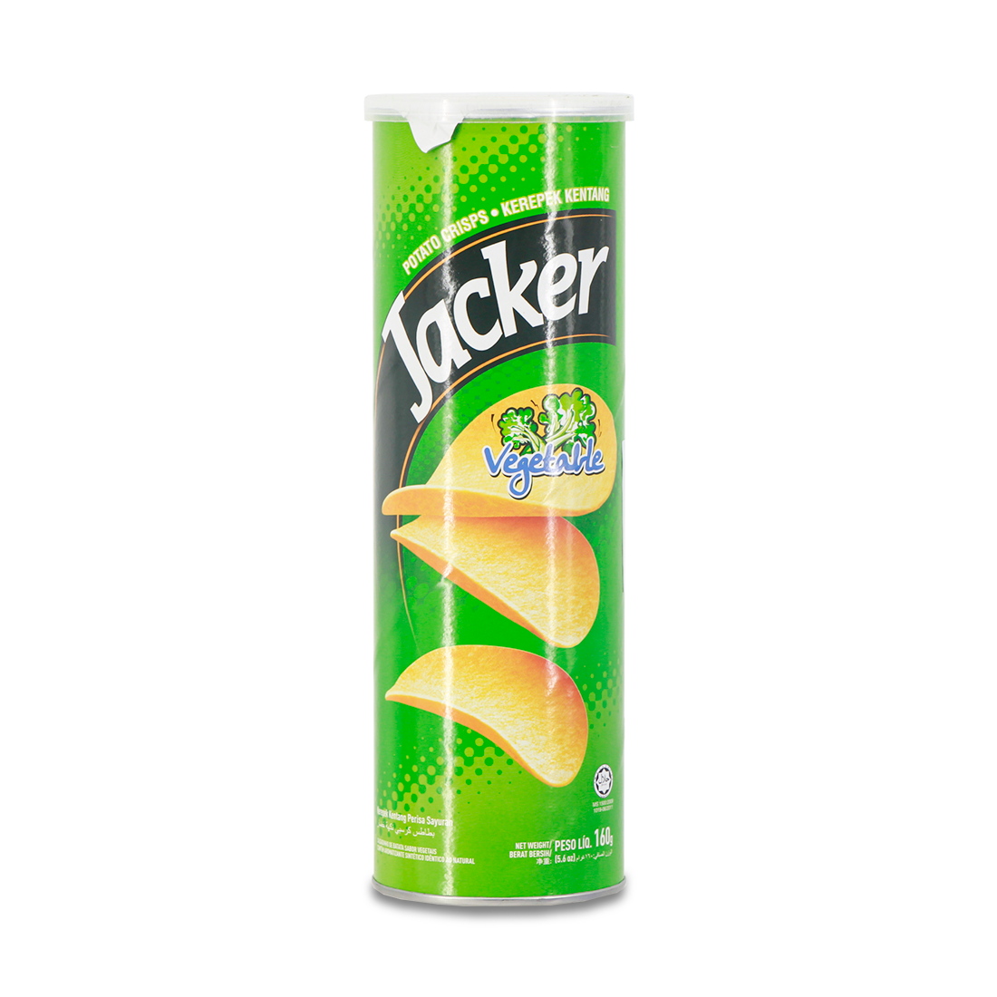 Jacker Potato Crisps Vegetable 160g