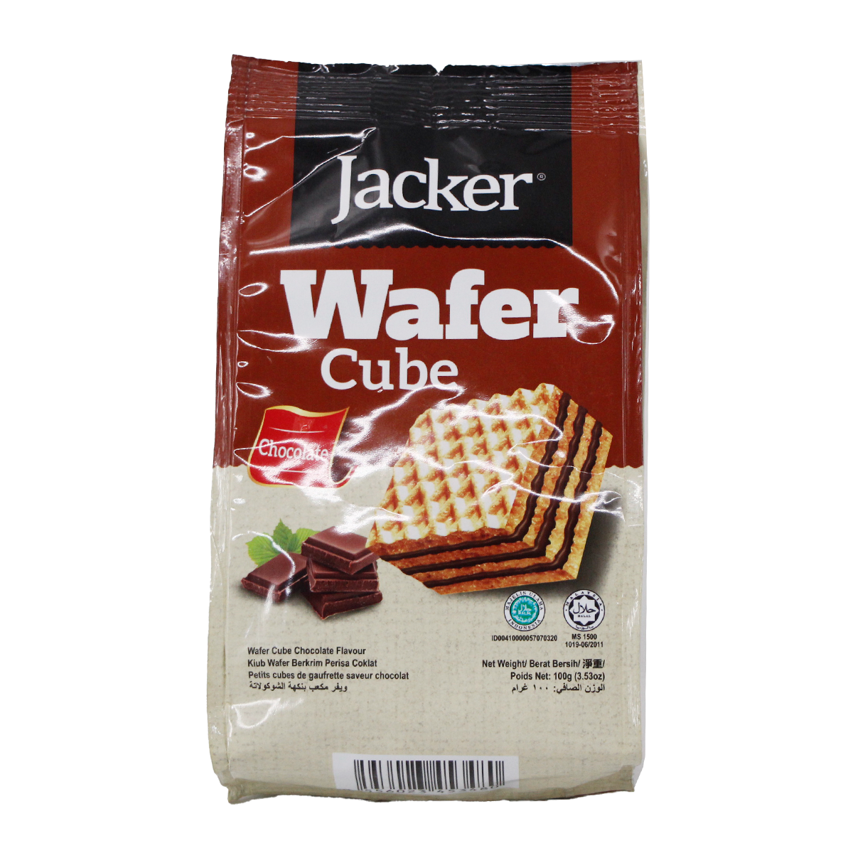 Jacker Chocolate Wafer 100g